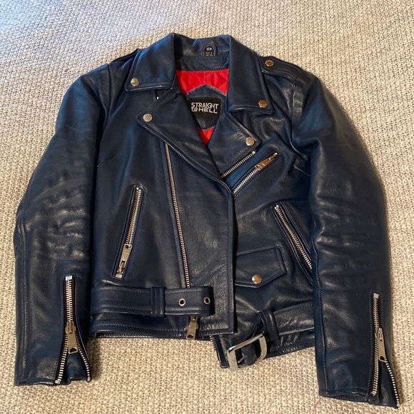 Jackets & Coats | Straight To Hell Leather Jacket | Poshmark